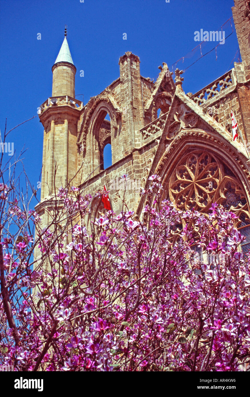 Lala Mustafa Pasa Mosque Saint Nicholas Cathedral Stock Photo - Alamy