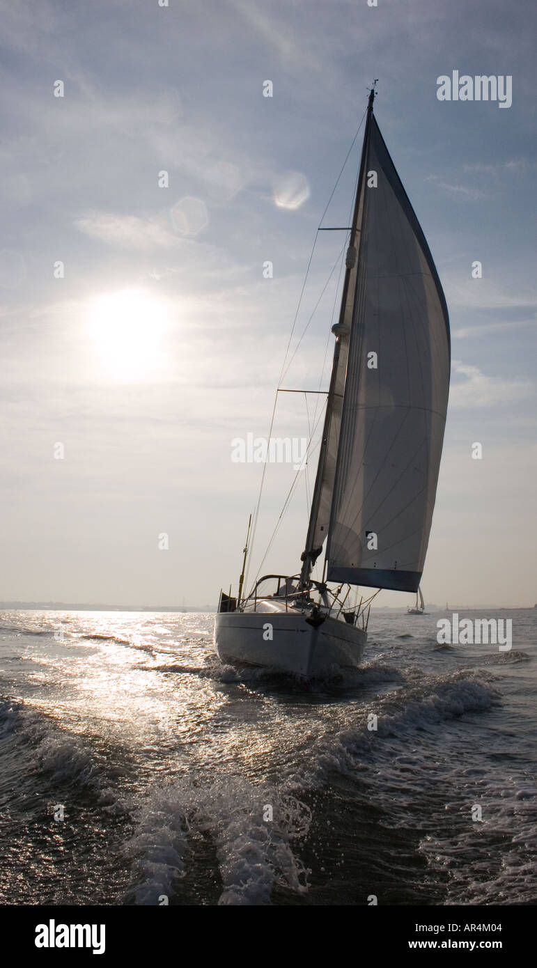 Traditional boat sail moving wind hi-res stock photography and images ...