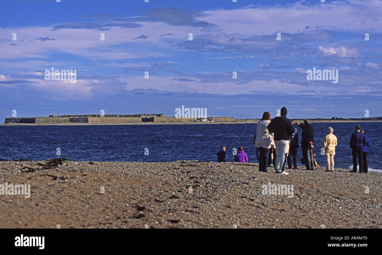 Dolphin watching at Chanonry Point near Fortrose in Scotland Stock ...