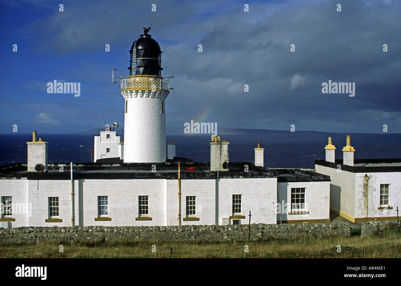Dunnet Head Lighthouse Caithness Scotland Stock Photo - Alamy