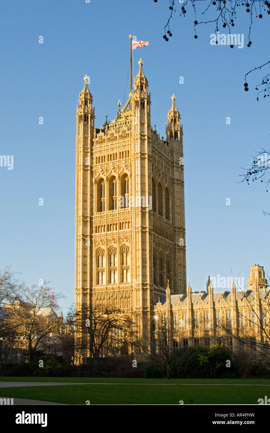Parliament victoria tower hi-res stock photography and images - Alamy