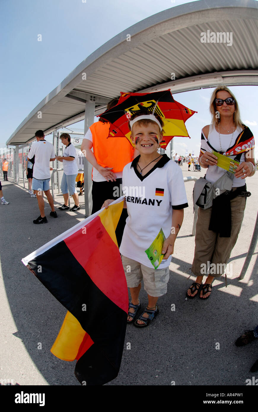 german football fans in Munich Stock Photo - Alamy