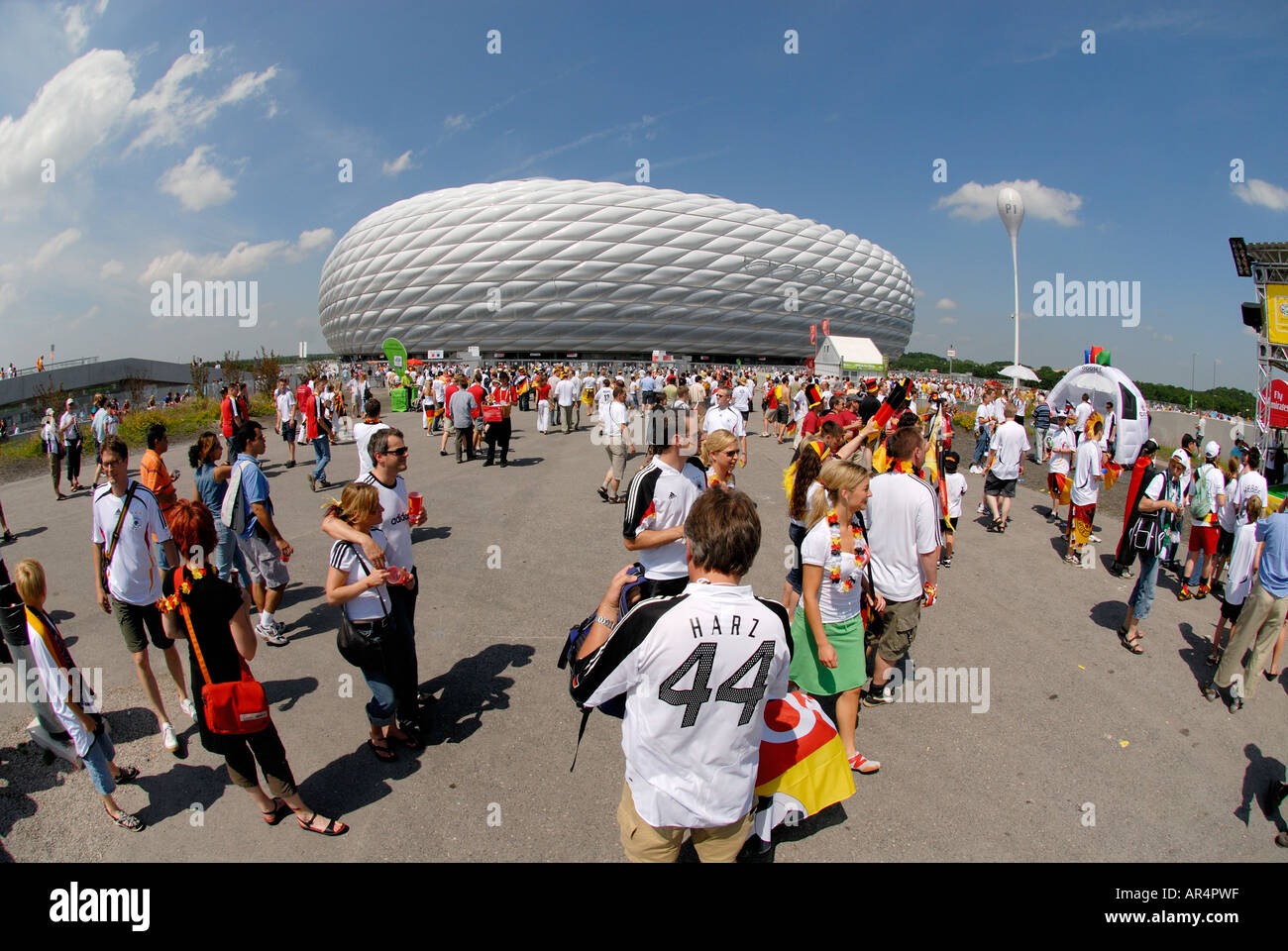 German football fans in munich hi-res stock photography and images - Alamy