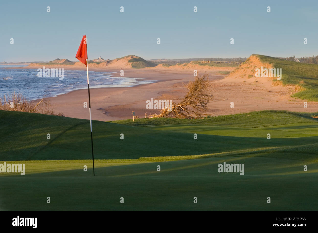 The Links at Crowbush Cove Golf Course beach and sand dunes Prince ...