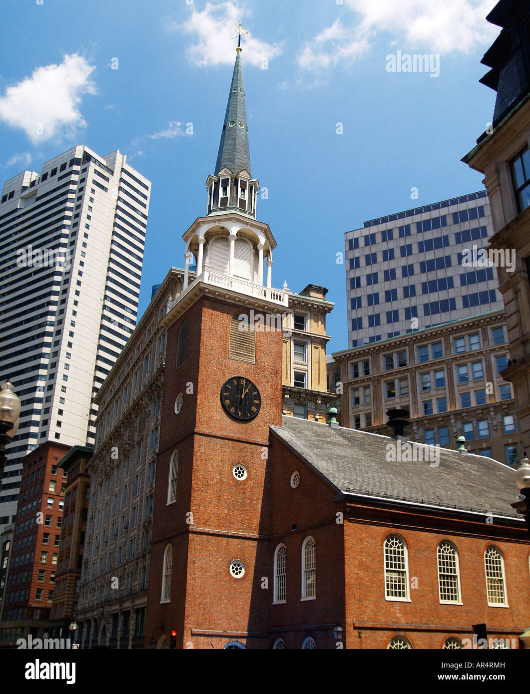 The Old South Meeting House Boston Massachusetts USA Stock Photo - Alamy