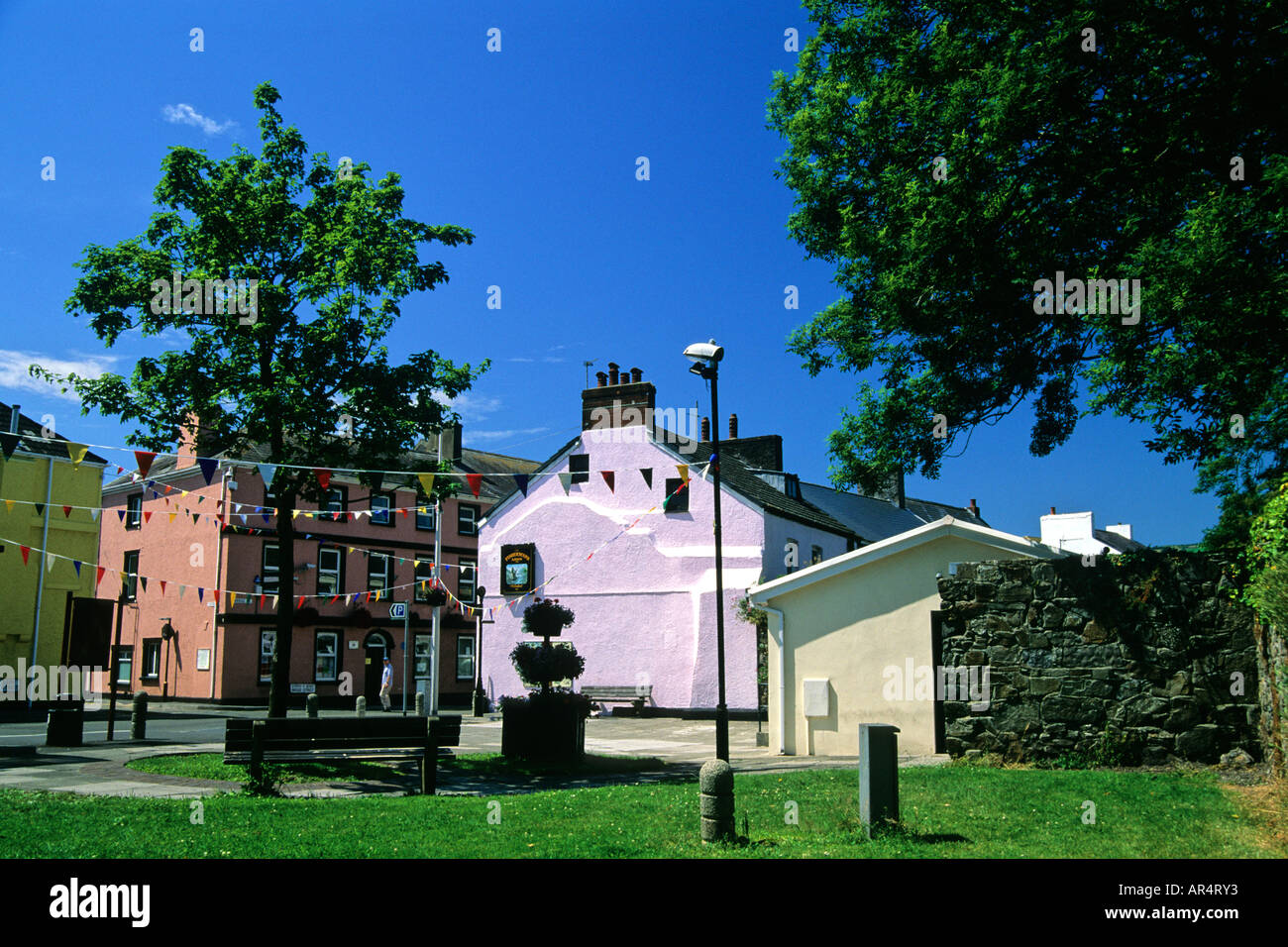 Kidwelly town centre hi-res stock photography and images - Alamy