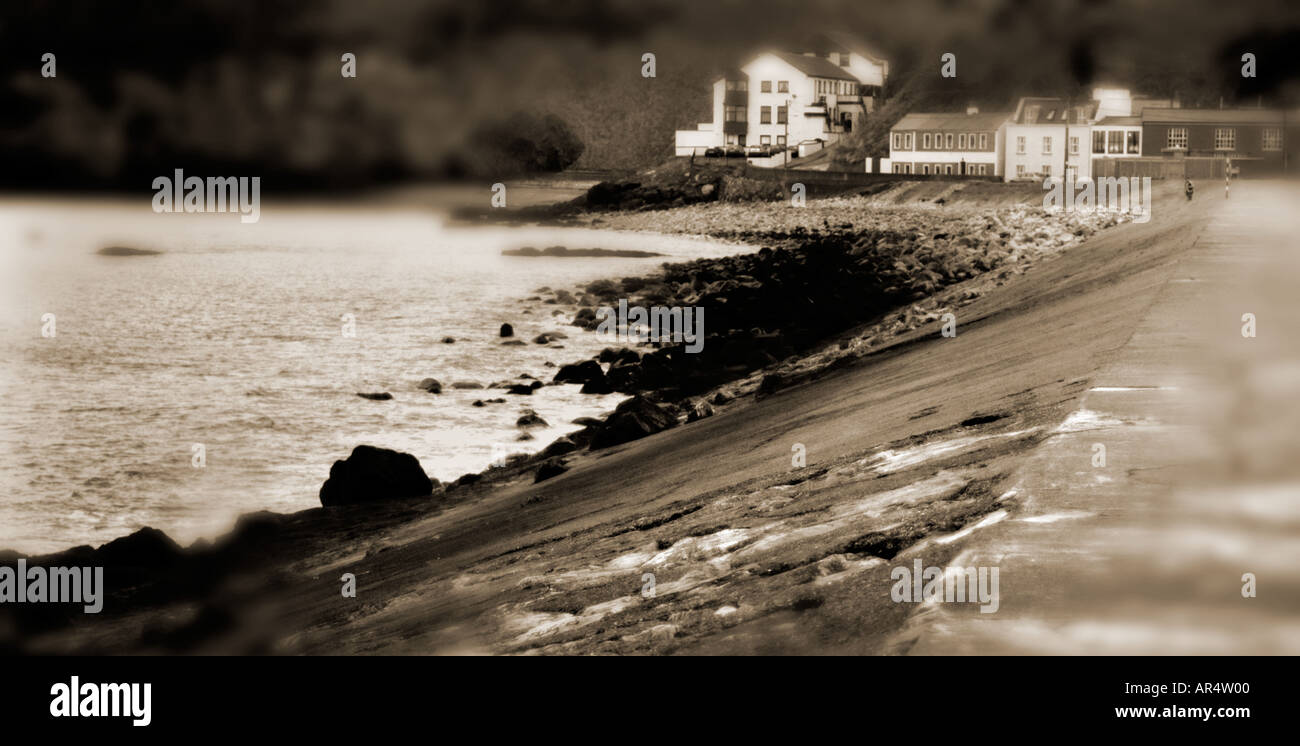 Sea Wall at Howth Ireland Stock Photo - Alamy