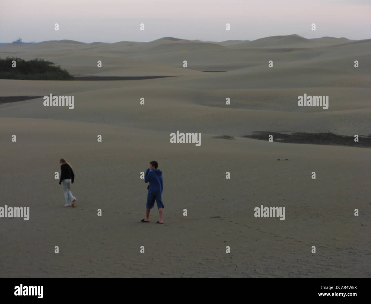 Children in the desert Stock Photo - Alamy