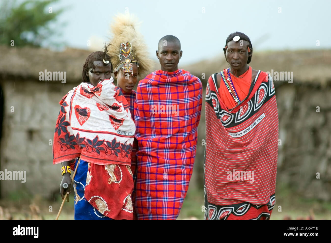 African tribe in tribal garb hi-res stock photography and images - Alamy