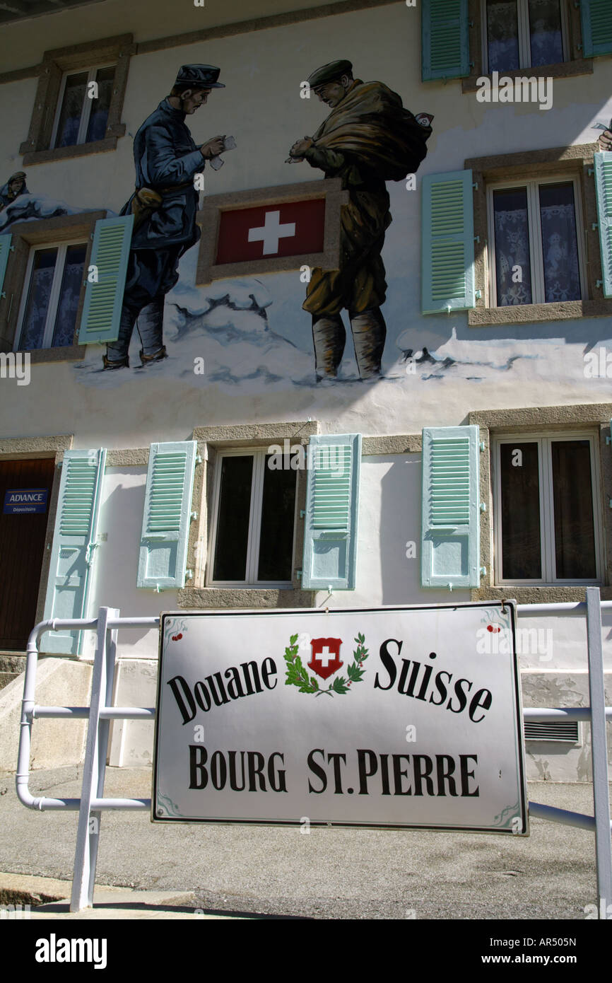 Old frontier between Switzerland and Italy Stock Photo - Alamy