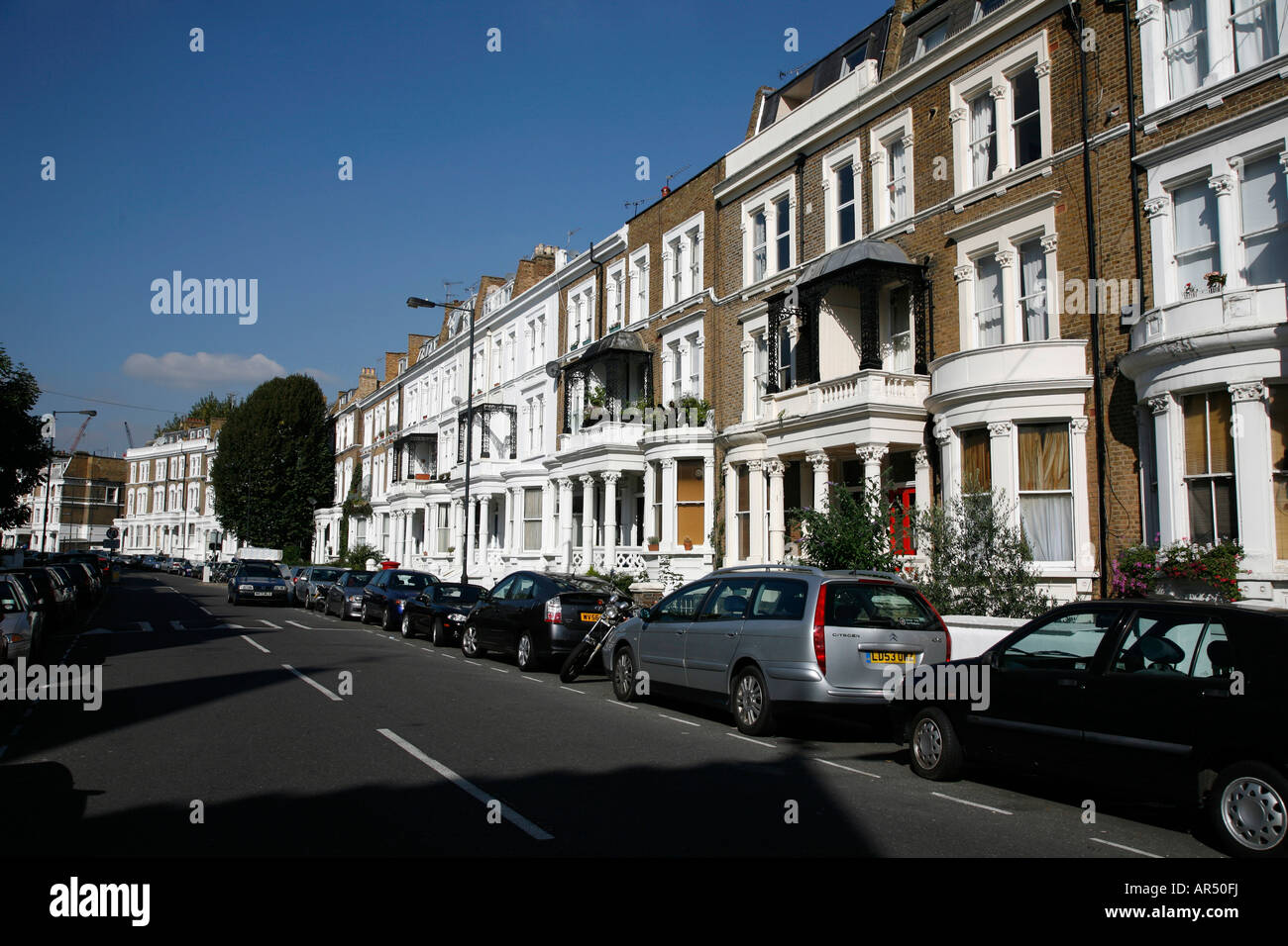 Sinclair Road in Olympia, London Stock Photo - Alamy