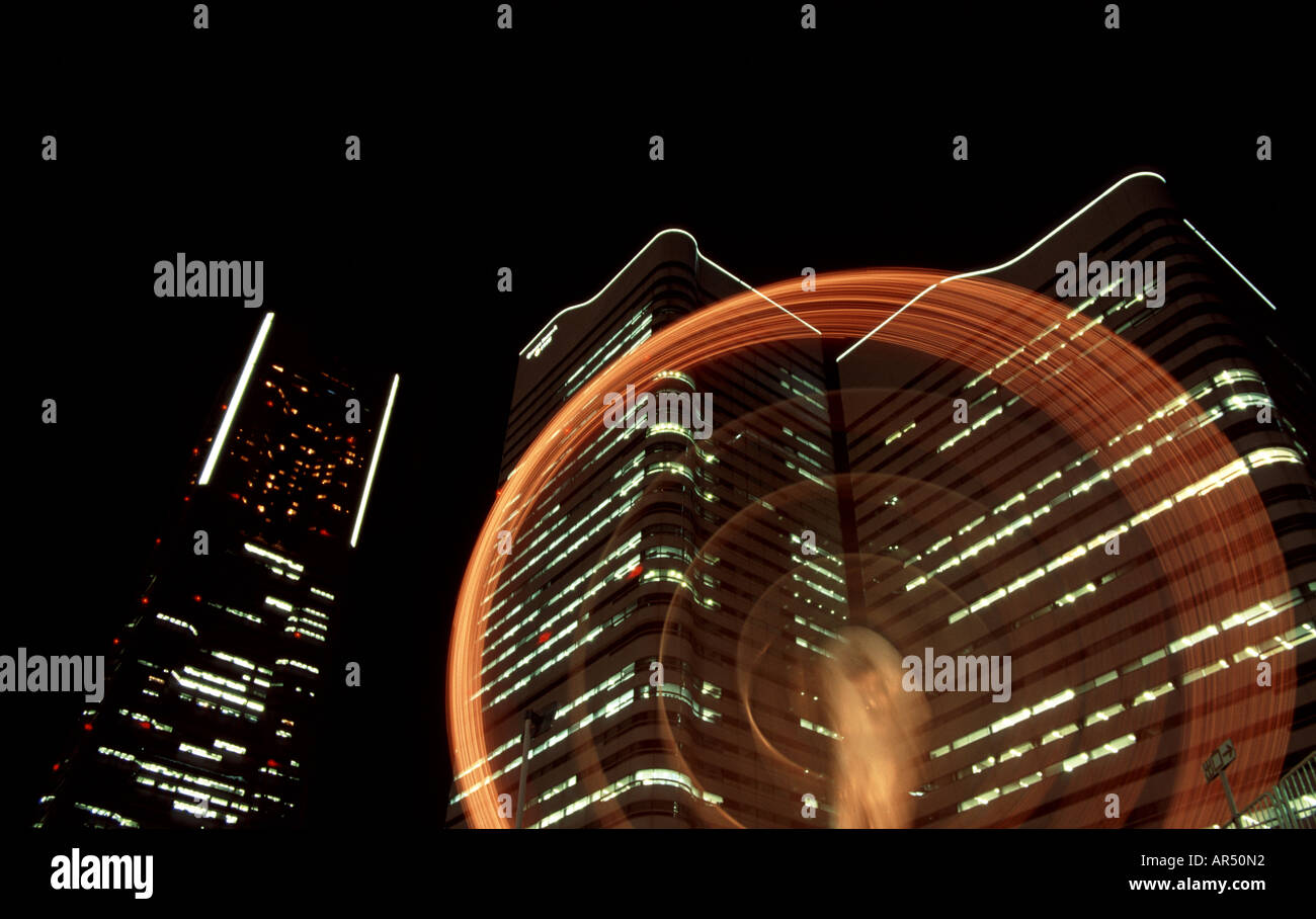 Yokohama Landmark Tower at night, Kanagawa, Japan Stock Photo - Alamy