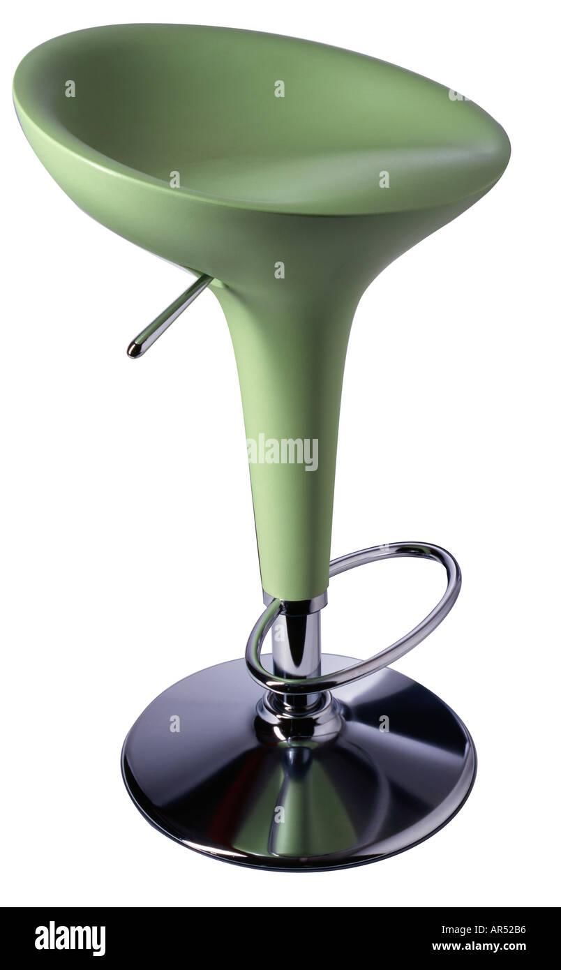 green bar stool Stock Photo - Alamy