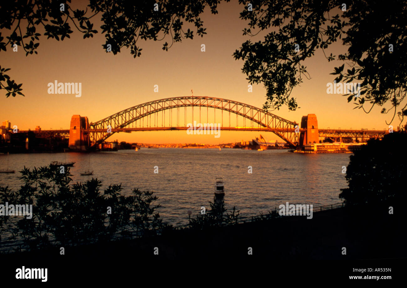 View from milsons point at harbour bridge hi-res stock photography and ...