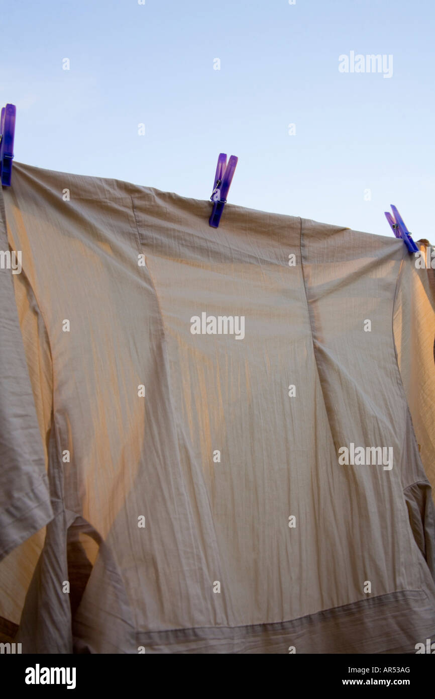 Windy day washing line hi-res stock photography and images - Alamy