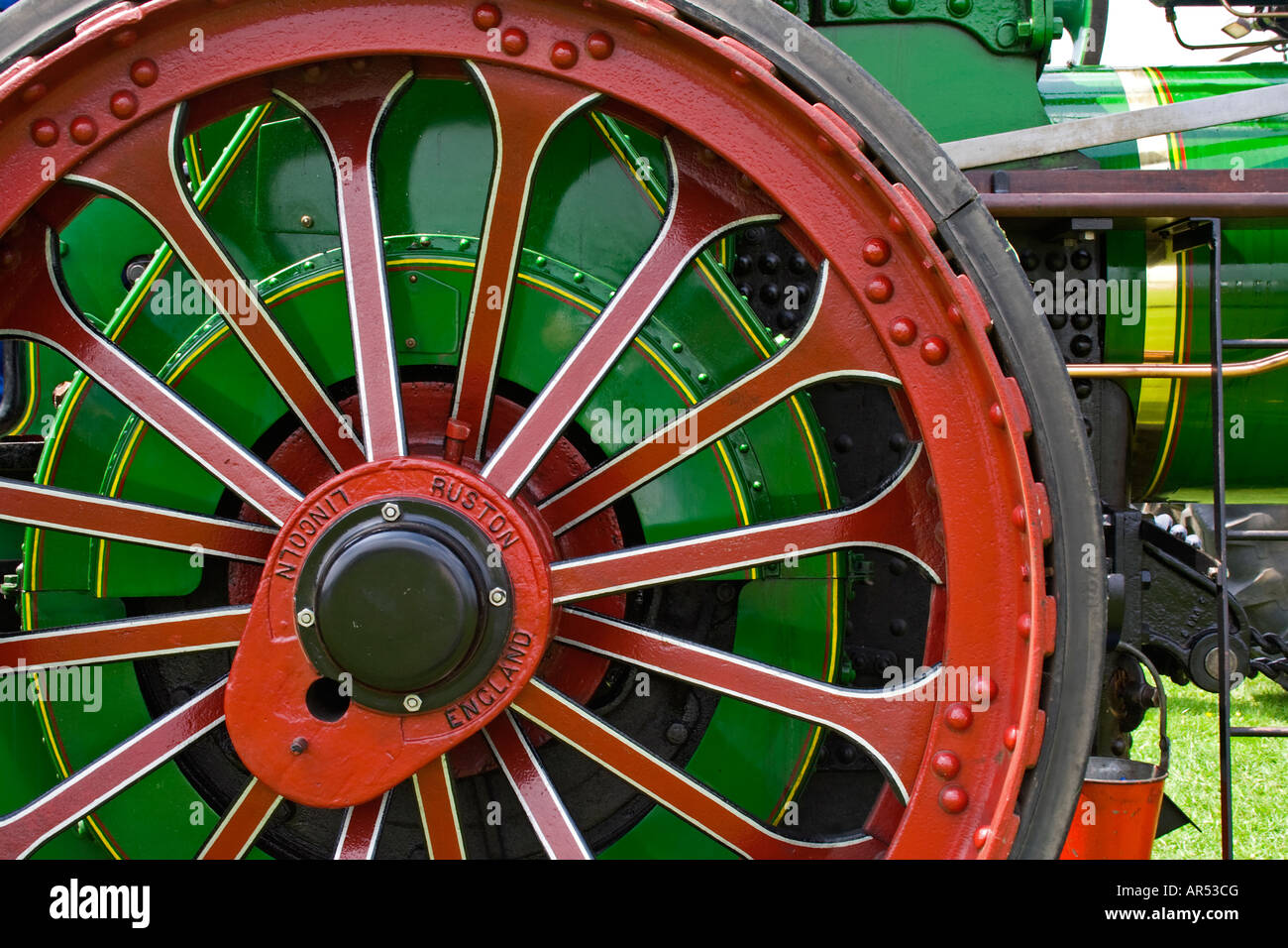 Traction engine detail Stock Photo - Alamy