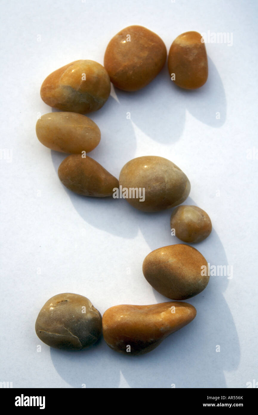 Stone Alphabet Letter S Stock Photo - Alamy