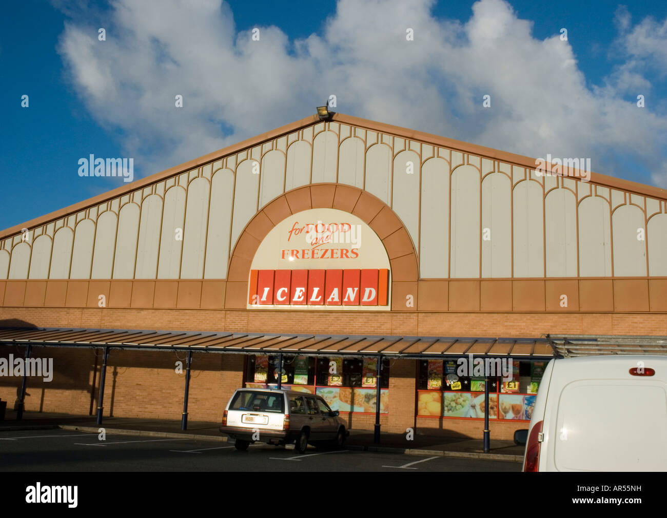 Iceland frozen food shop UK Stock Photo - Alamy