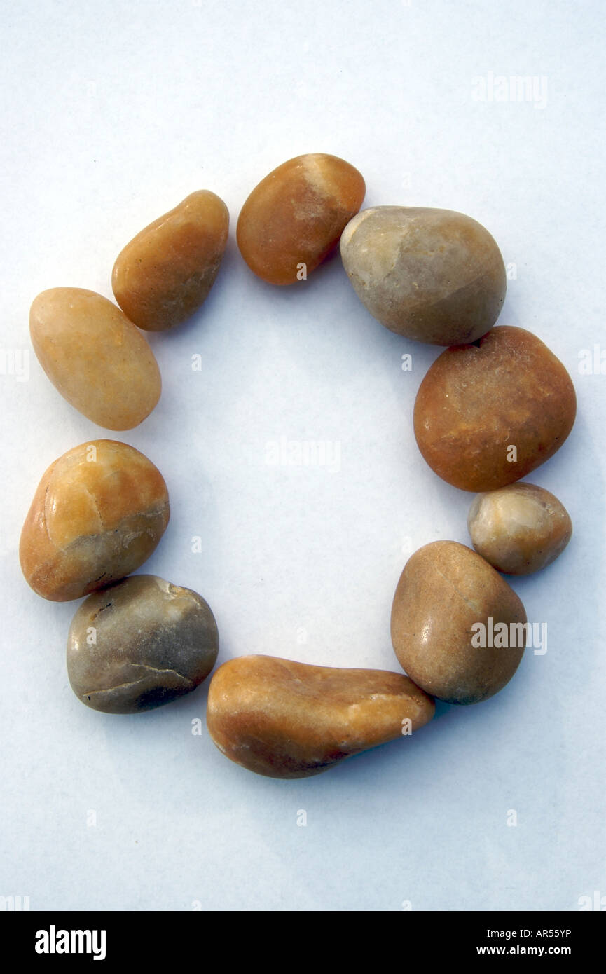 Stone Alphabet Letter O Stock Photo - Alamy
