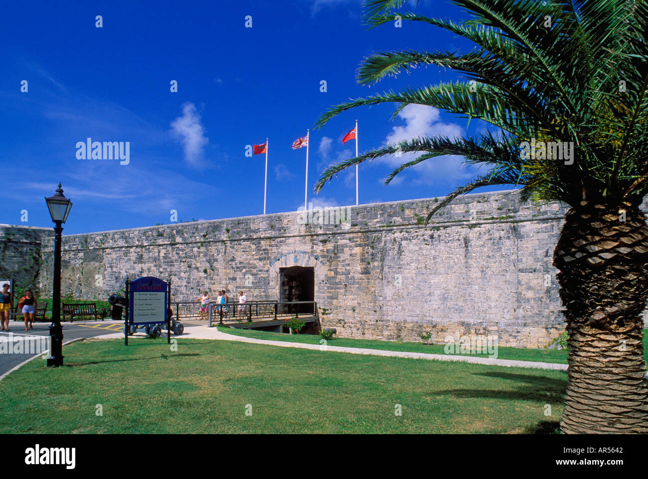 Entrance to Bermuda Maritime Museum Royal Naval Dockyard West End Sandy ...