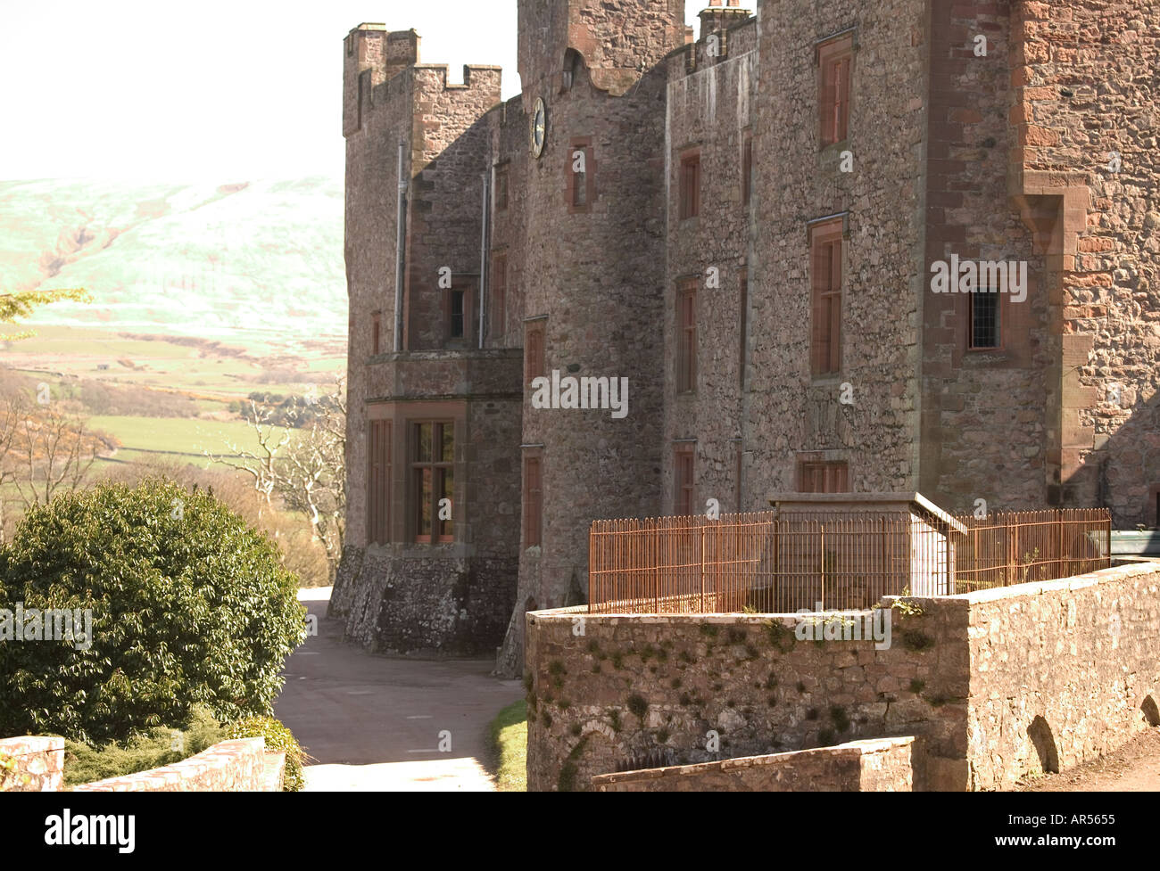 Muncaster castle muncaster castle gardens hi-res stock photography and ...