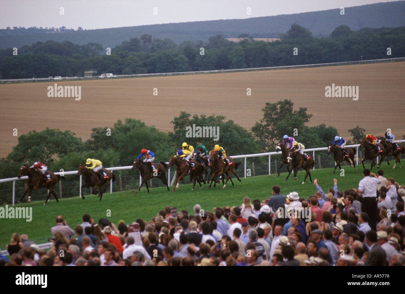 Goodwood Horse Races Sussex Downs England 2010s 2011 HOMER SYKES Stock ...