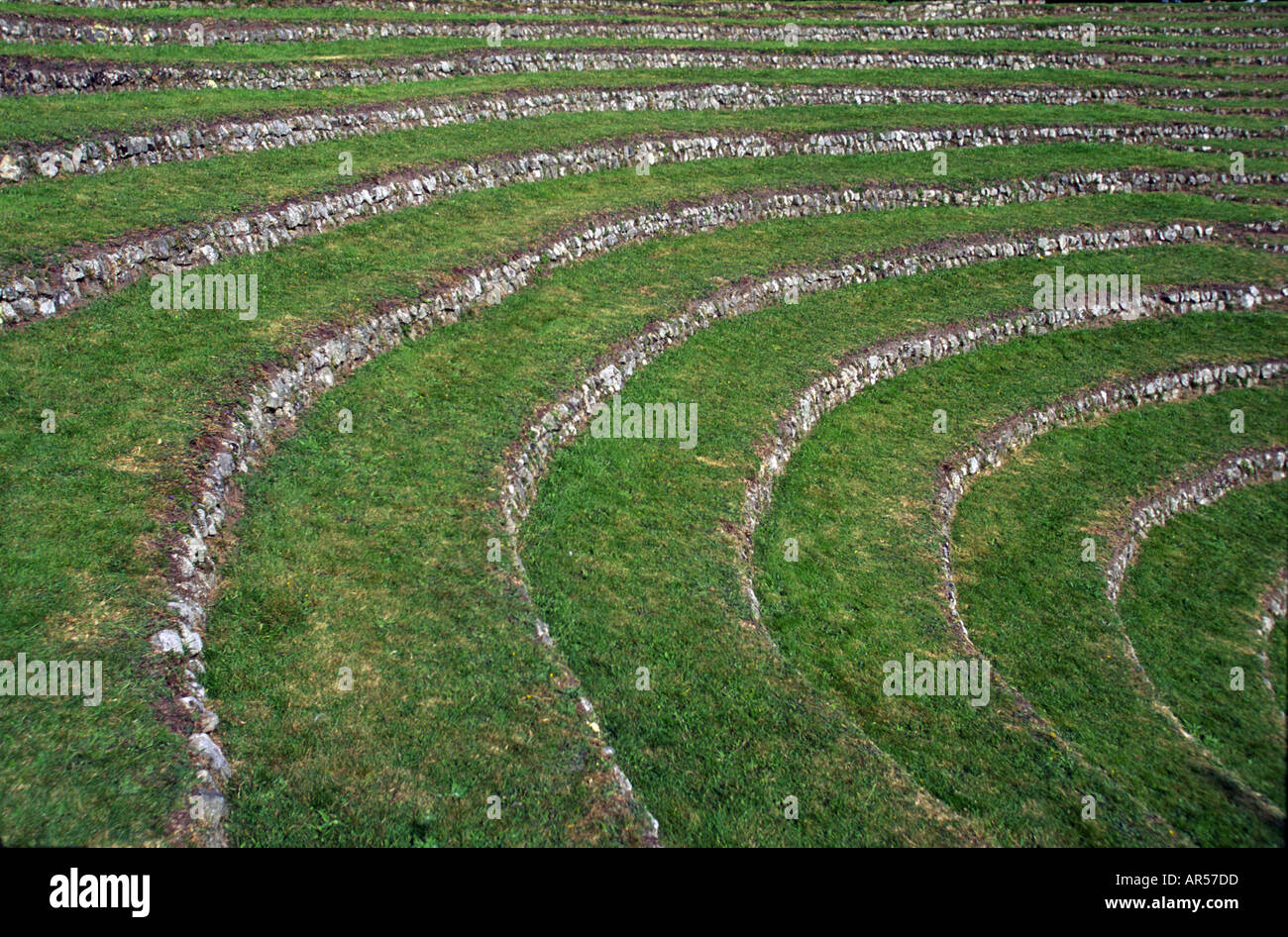 Gwennap Pit Cornwall UK Stock Photo - Alamy