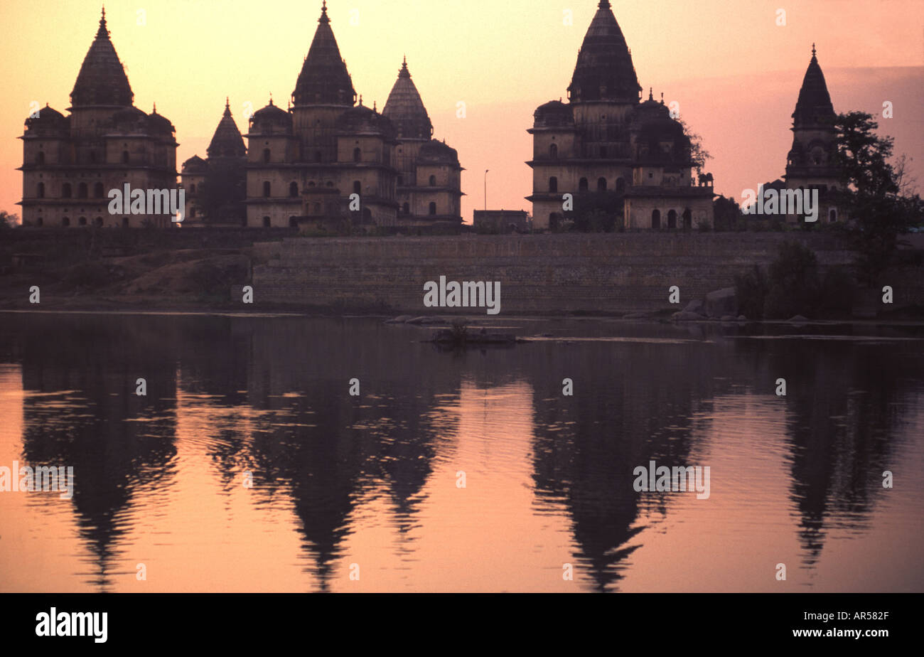 The Chatris Orchha Madhya Pradesh India Stock Photo - Alamy