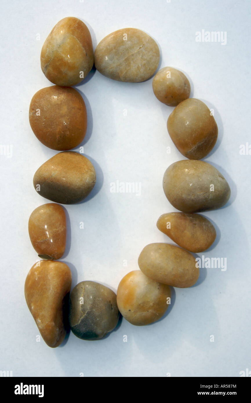 Stone Alphabet Letter D Stock Photo - Alamy