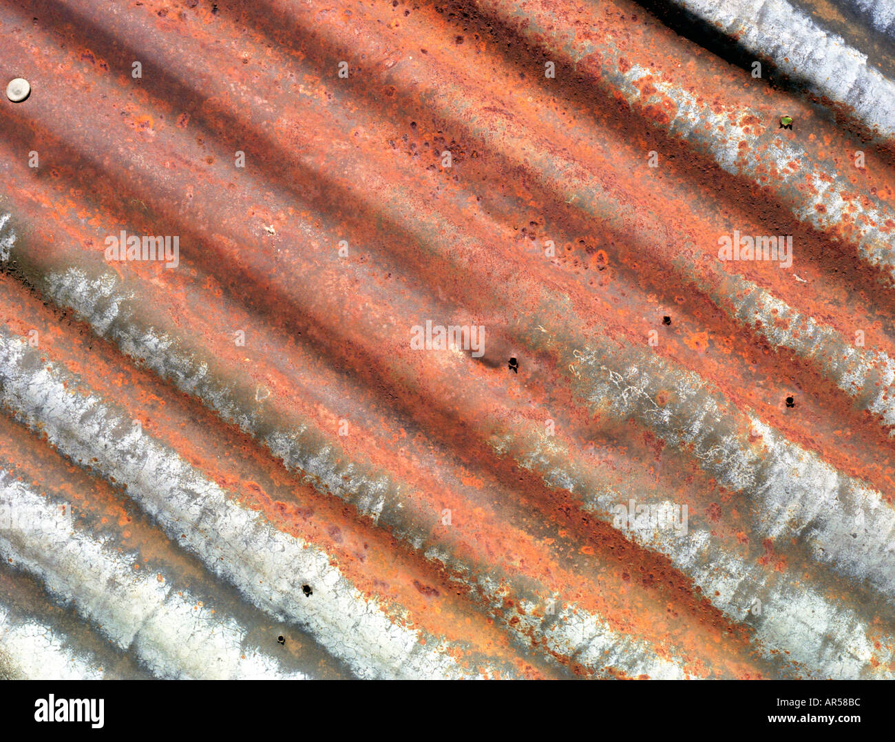 corrugated metal roof texture background Stock Photo - Alamy