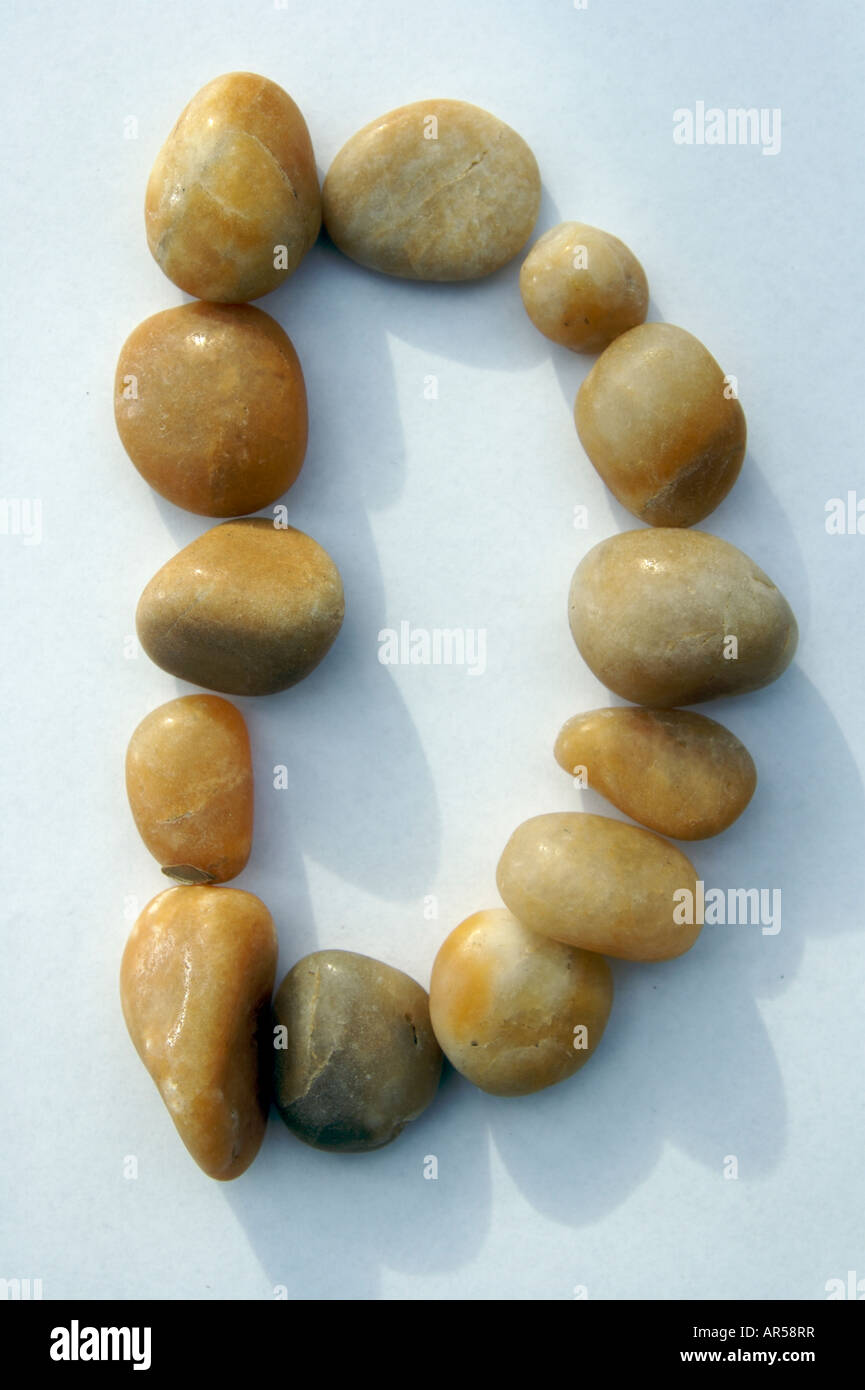 Stone Alphabet Letter D Stock Photo - Alamy