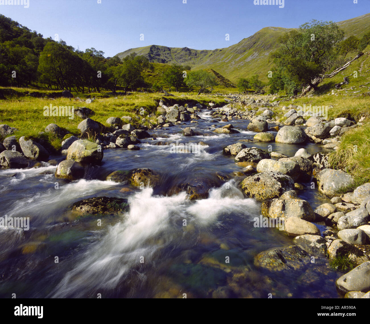 Creag Meagaidh Mountain Stream Scottish Highlands GPLM 1121 Stock Photo ...