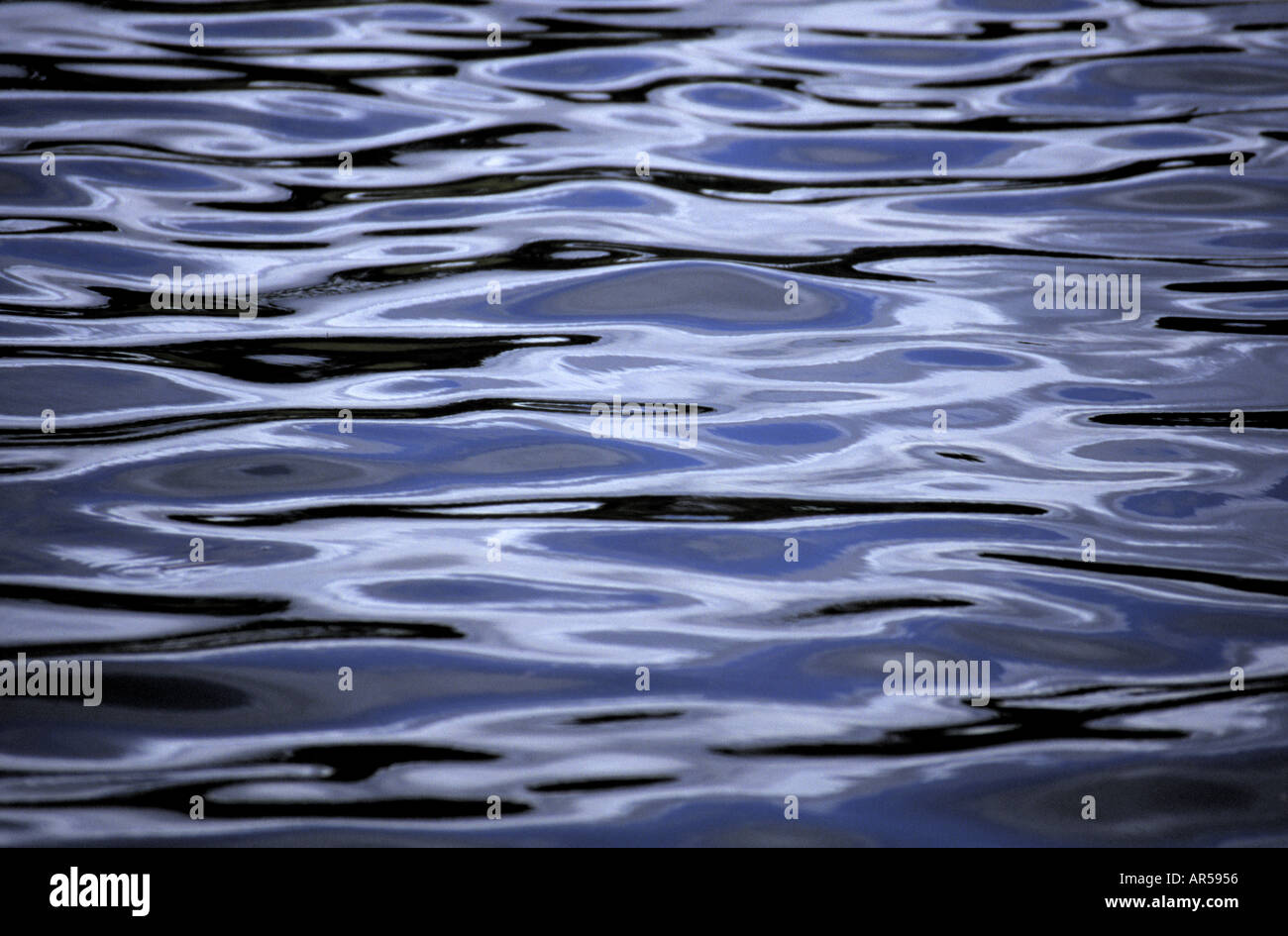 PATTERNS ON THE SURFACE OF THE OCEAN Stock Photo - Alamy
