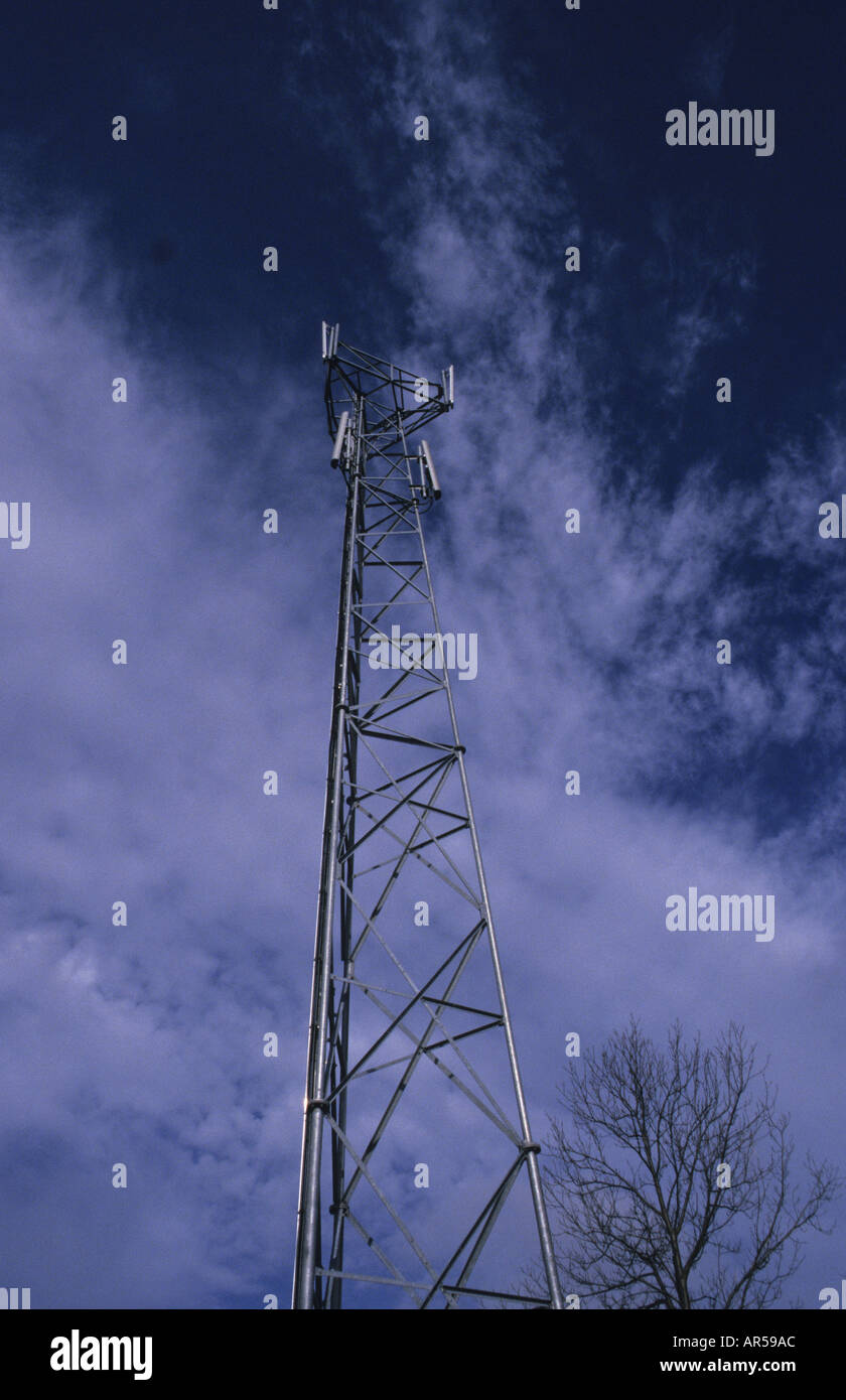 MOBILE PHONE MAST SUSSEX UK Stock Photo - Alamy