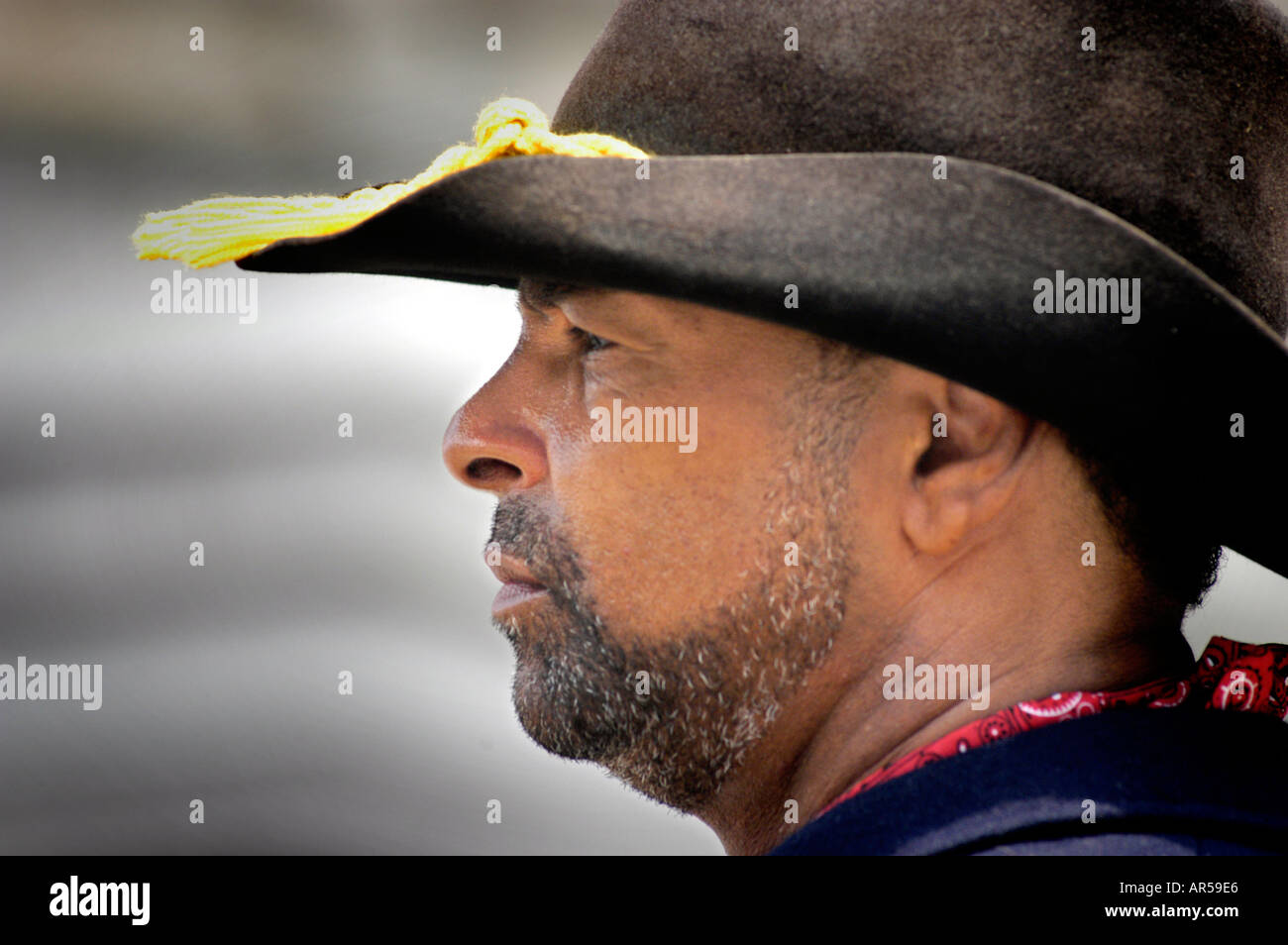 Afro Cowboy ethnic face male adult man soldier of the Massachusetts ...