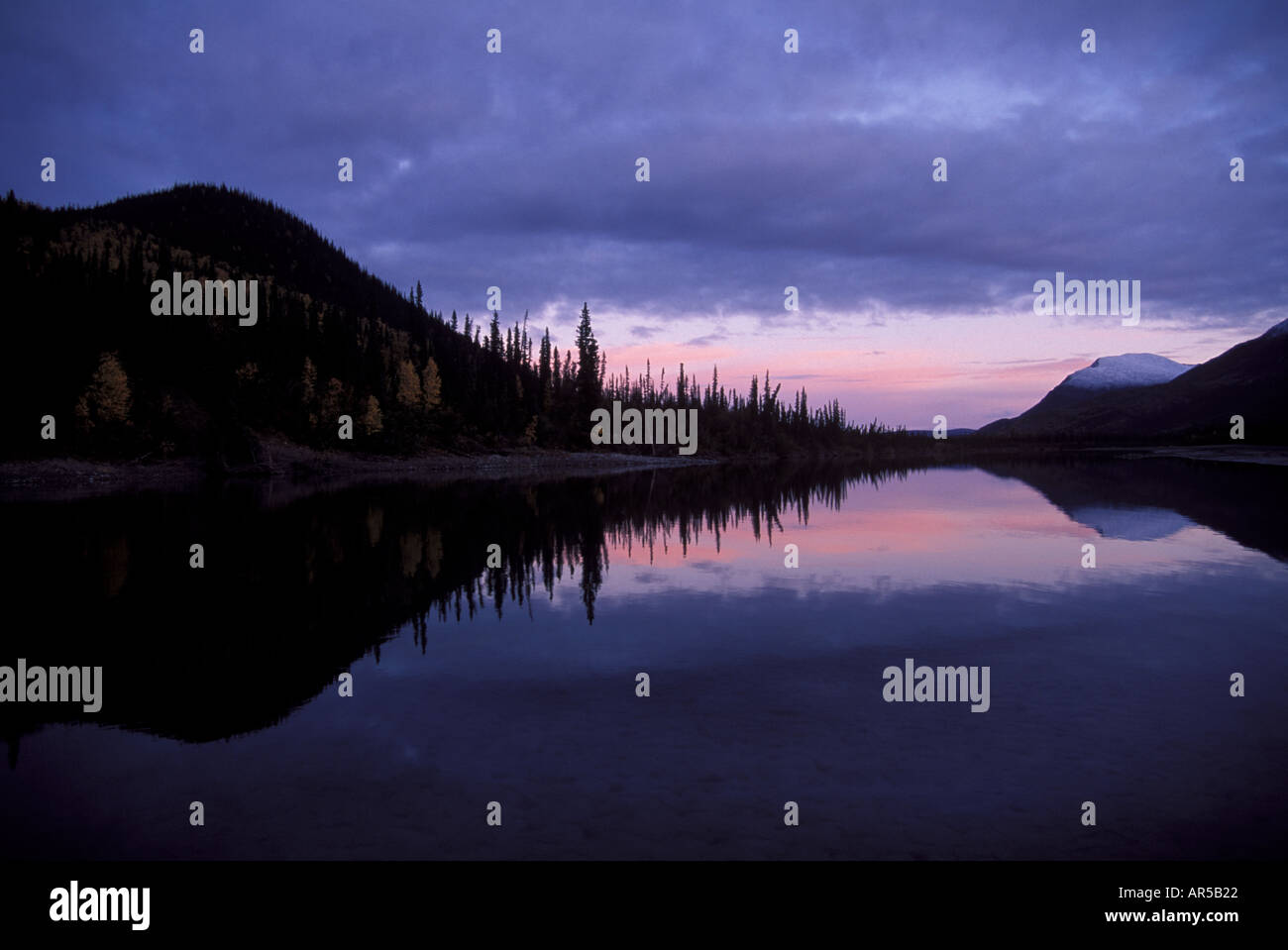 Sunset Alatna river Gates of the Arctic National Park Alaska USA Stock ...