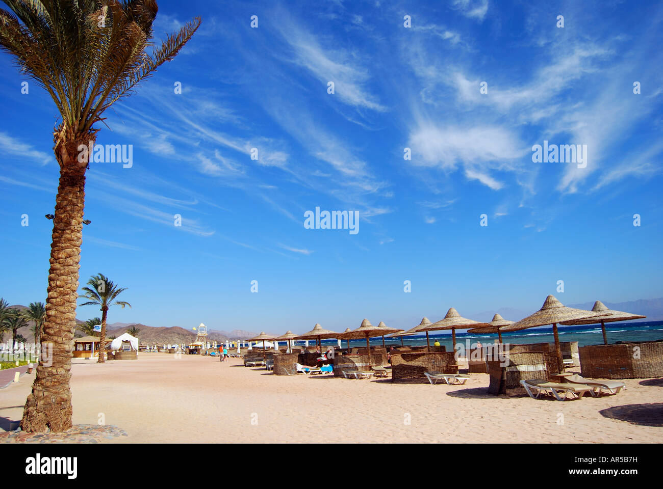 Beach view, Hotel Sofitel Taba Heights, Taba Heights, Sinai Peninsula ...