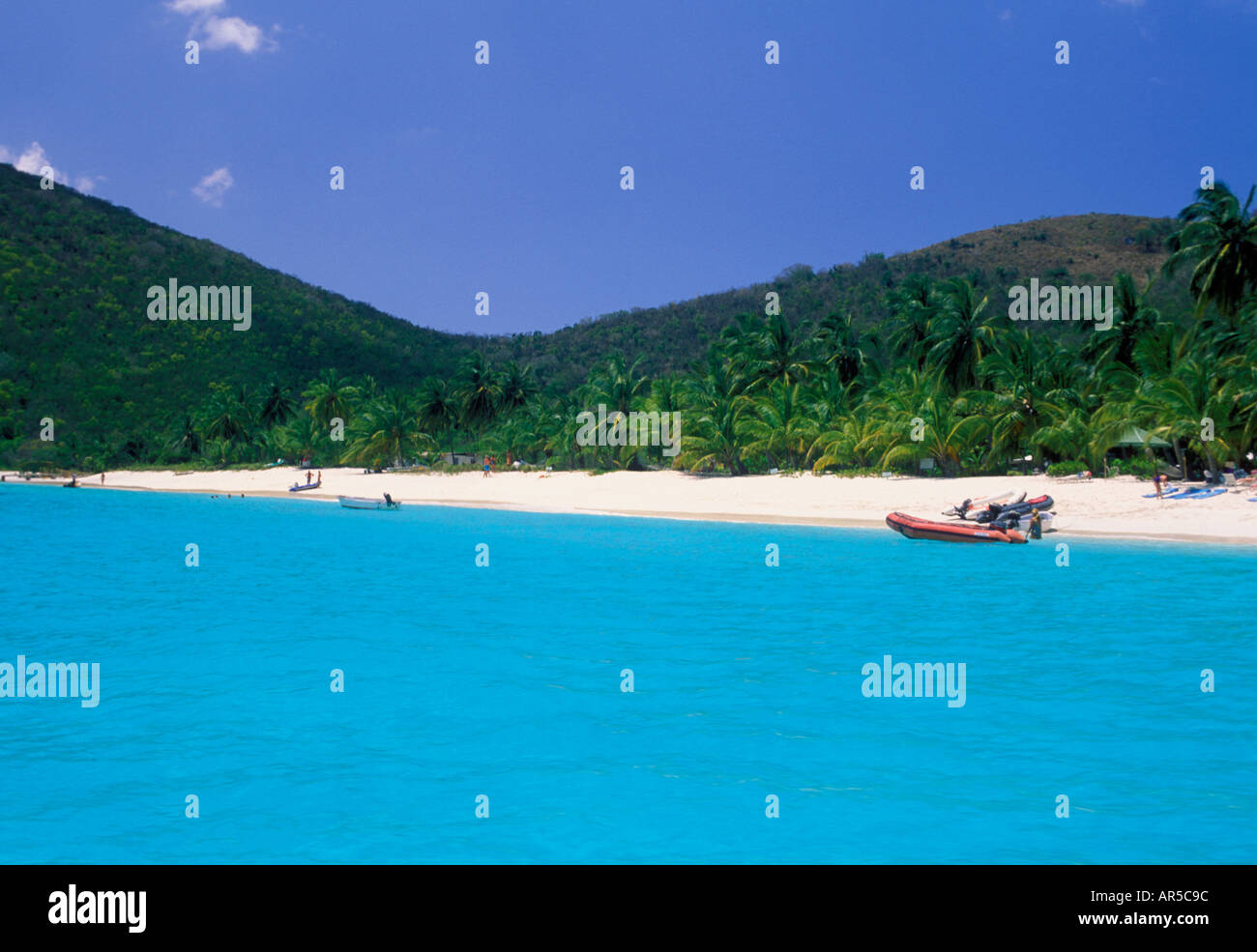 White Beach White Bay Jost Van Dyke British Virgin Islands Stock Photo ...