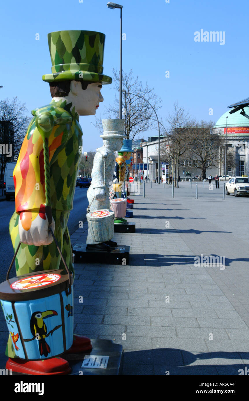 hans hummel the mascott of hamburg germany Stock Photo - Alamy