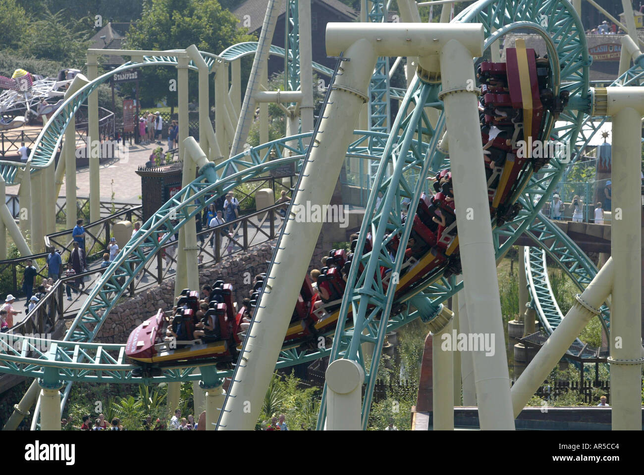 Thorpe park colossus hi-res stock photography and images - Alamy