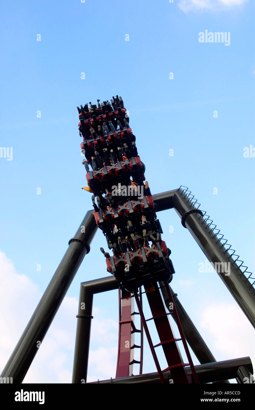Nemesis roller coaster hi-res stock photography and images - Alamy