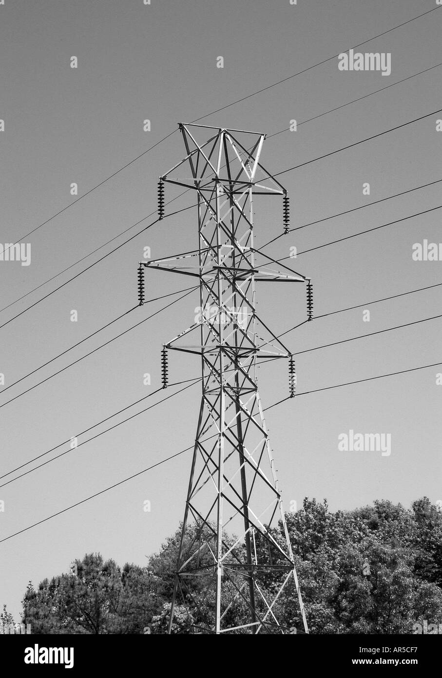 Black and white vertical tower hi-res stock photography and images - Alamy