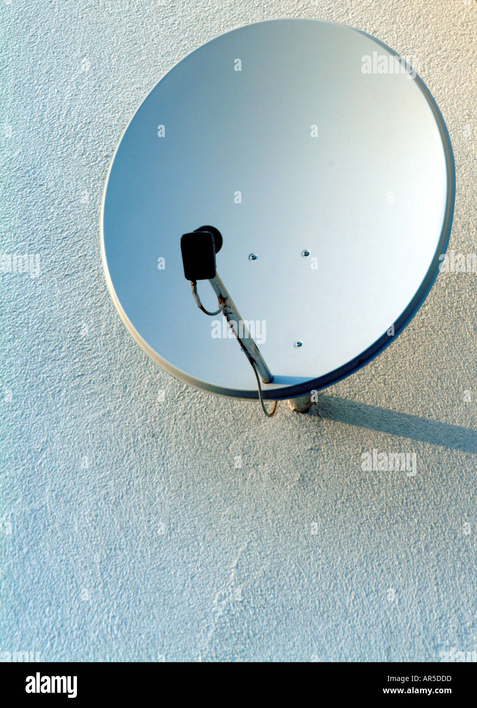 satellite dish wall house detail white media communication tv satellite ...