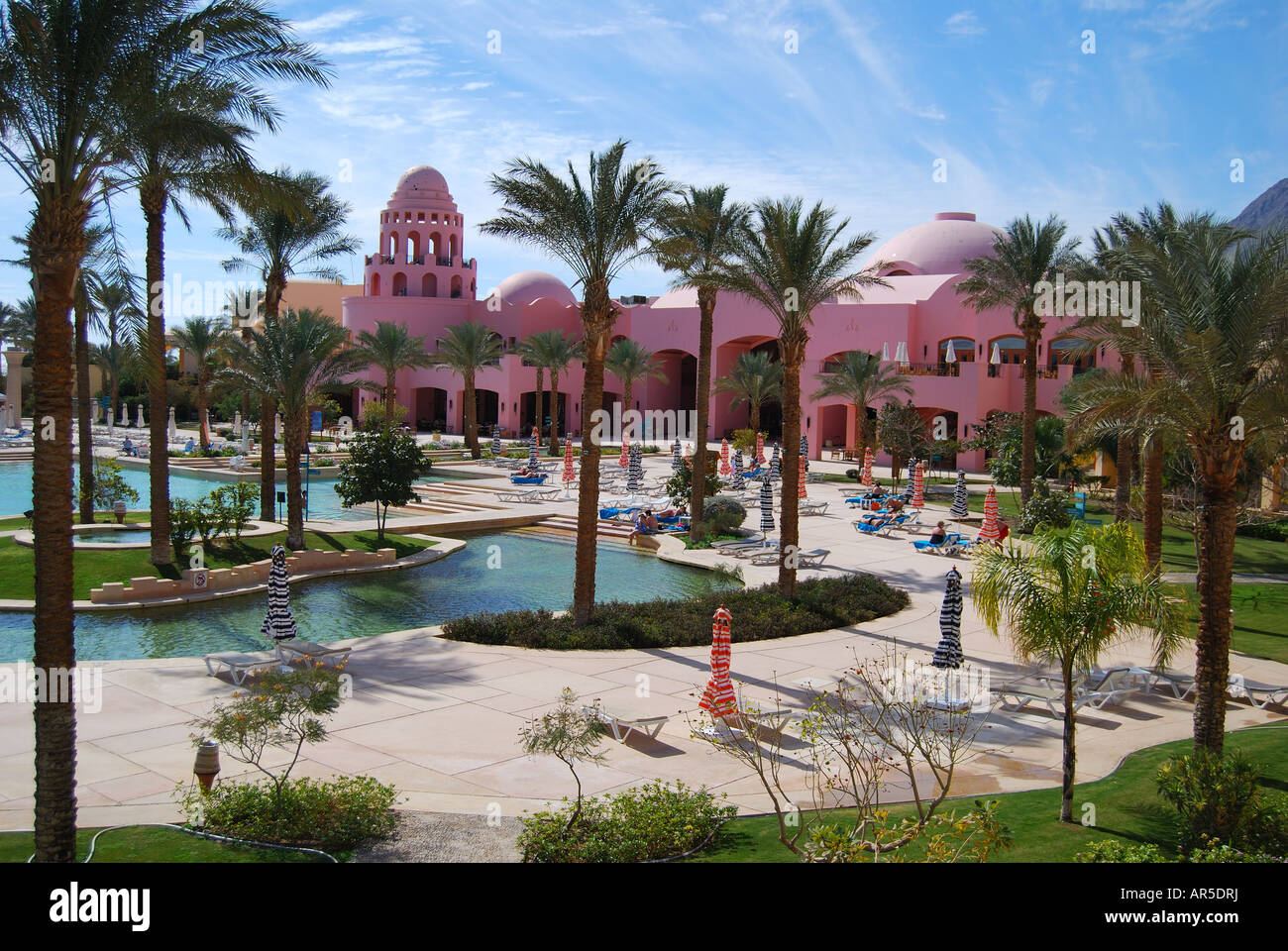 Pool and sun terrace, Hotel Sofitel Taba Heights, Taba Heights, Sinai ...