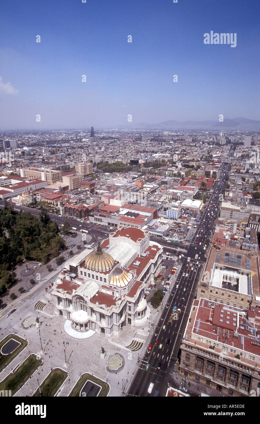 Mexico City View with Opera House Stock Photo - Alamy