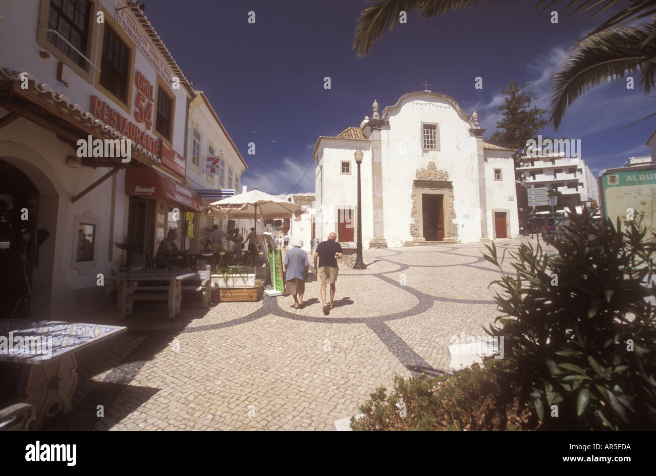 Old town in albufeira algarve hi-res stock photography and images - Alamy