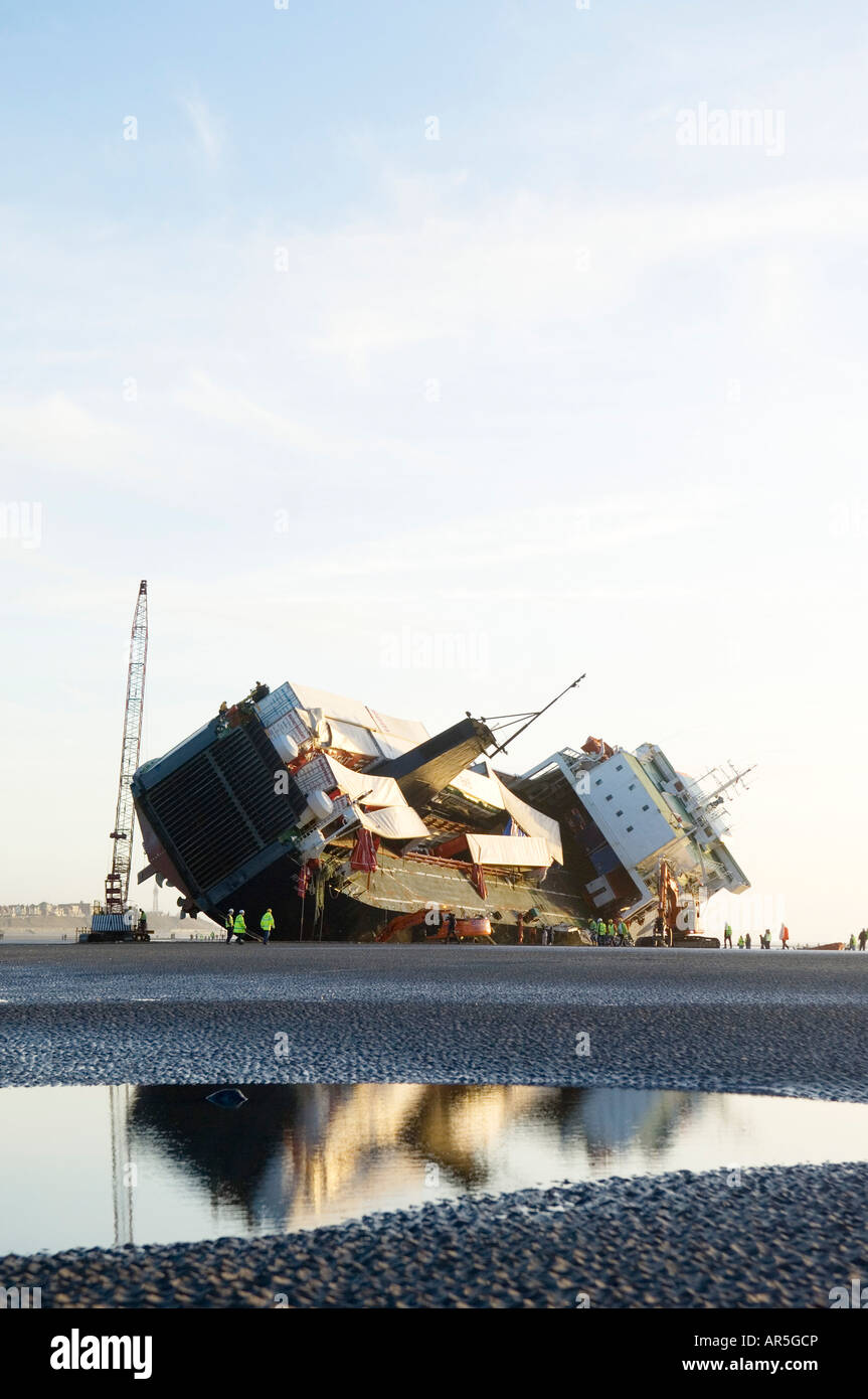 Grounded ferry Riverdance Stock Photo - Alamy