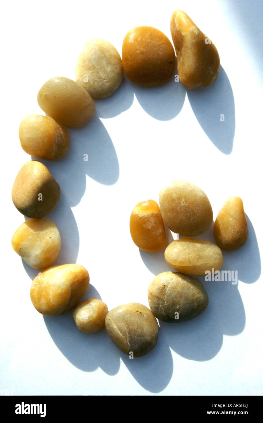 Stone Alphabet Letter G Stock Photo - Alamy