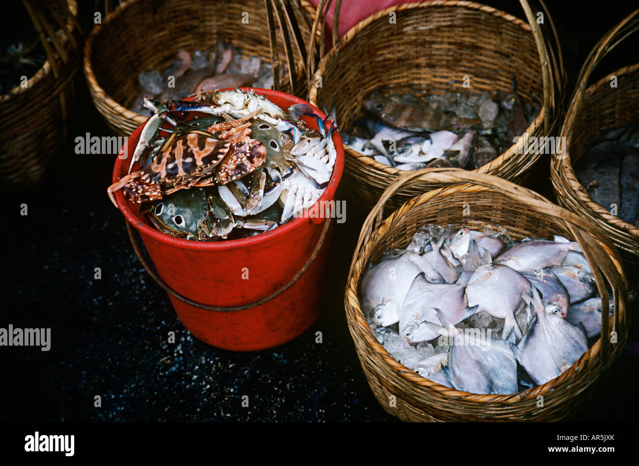Fish at market in hong kong Stock Photo - Alamy