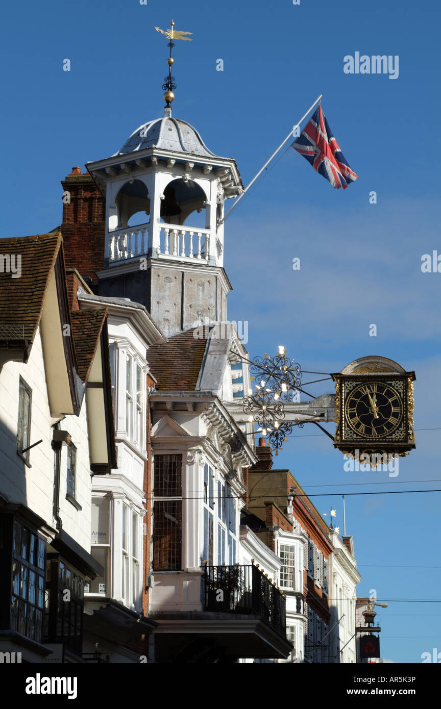 The Guildhall Guildford Town Centre Surrey England UK 16th century ...